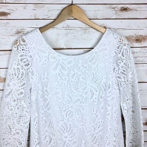 Lilly Pulitzer | Dresses | Nwt Lilly Pulitzer Foley White Crochet ...